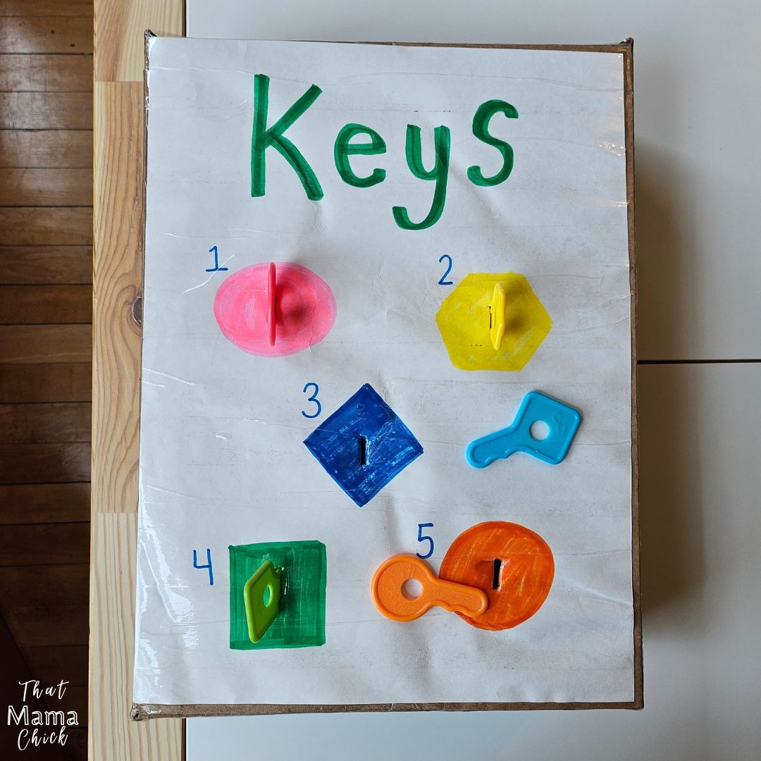 Key Matching Game - That Mama Chick